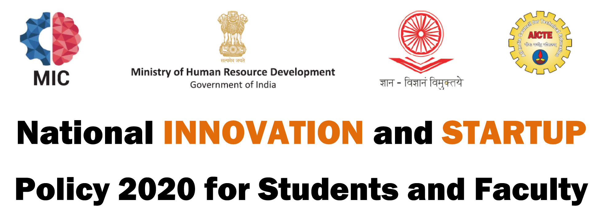 National Innovation and Startup Policy | New Prince Shri Bhavani ...