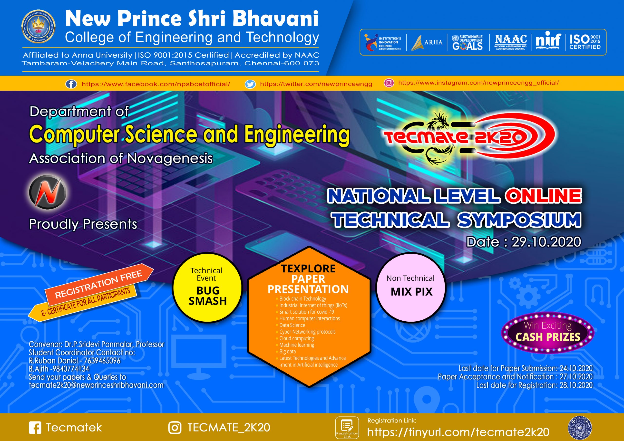 Gallery | New Prince Shri Bhavani College of Engineering and Technology